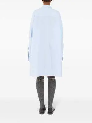 MAISON MARGIELA Drop-shoulder Cotton Shirt - Blue