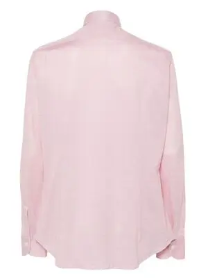 MAZZARELLI Spread-collar Cotton Shirt