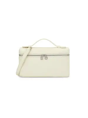 Loro Piana Loro Piana Extra Pocket L19 Leather Bag - Whisper White
