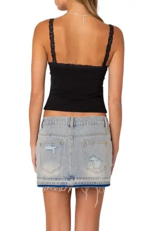 EDIKTED Amilia Lace Trim Camisole