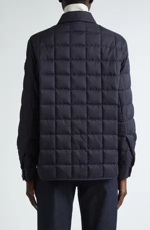 Moncler Square Quilted Down Puffer Jacket