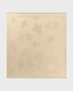 Vilebrequin Ronde Des Tortues Scarf Scarves Sublime - Beige