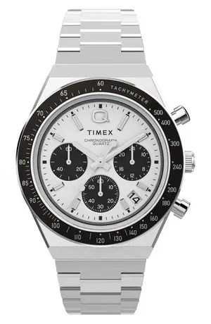 TIMEX® Chronograph Bracelet Watch - Stainless Steel