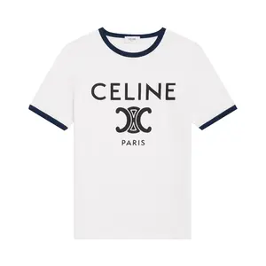 Celine T-shirt 'off /navy/black
