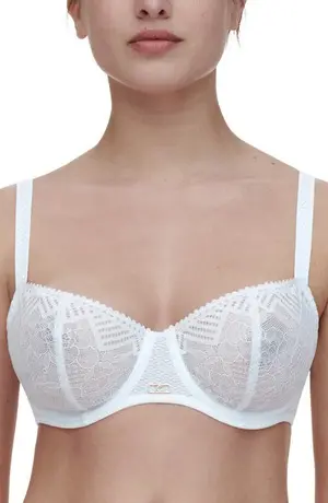 Chantelle Origins Underwire Unlined Demi Bra - White