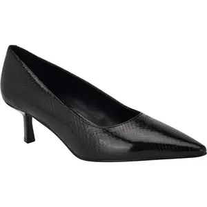 Calvin Klein Kierra Pointed Toe Pumps - Black Texture