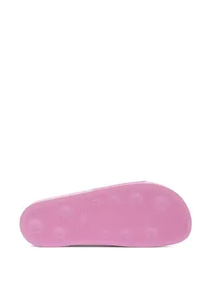 Palm Angels Logo-embossed Pool Slides - Pink