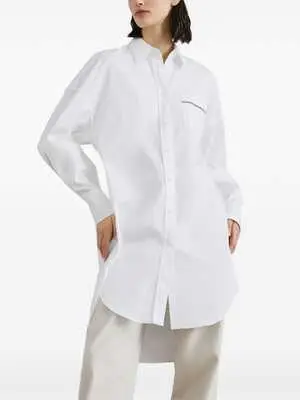 Brunello Cucinelli Monili-detail Long-sleeve Shirt