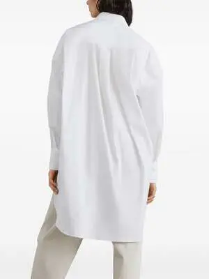 Brunello Cucinelli Monili-detail Long-sleeve Shirt