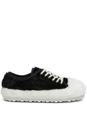 Marni Teddy Lace-up Sneakers - Black