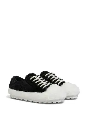 Marni Teddy Lace-up Sneakers - Black