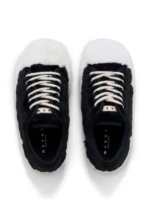 Marni Teddy Lace-up Sneakers - Black