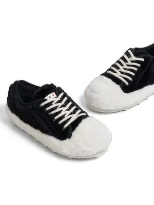 Marni Teddy Lace-up Sneakers - Black