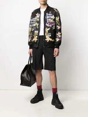 Givenchy Motel-embroidered Bomber Jacket