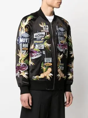 Givenchy Motel-embroidered Bomber Jacket