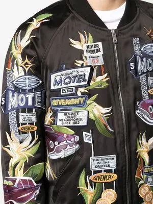 Givenchy Motel-embroidered Bomber Jacket