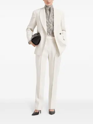 Brunello Cucinelli High-waisted Tailored Trousers