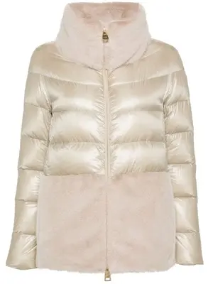 Herno Faux-fur Puffer Jacket
