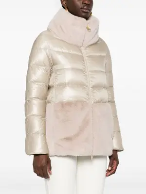 Herno Faux-fur Puffer Jacket