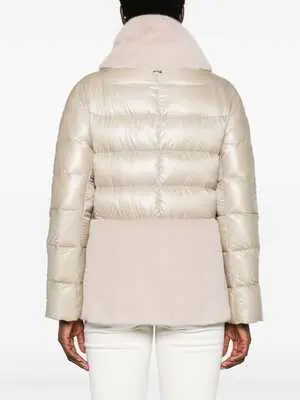 Herno Faux-fur Puffer Jacket