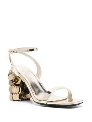 Rabanne 95mm Paillette-embellished Sandals