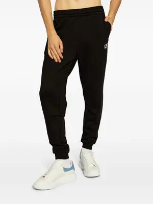 EA7 Logo-print Jersey Track Pants