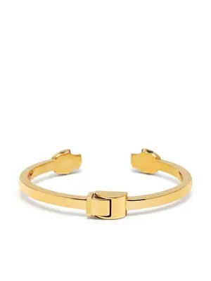 NIALAYA JEWELRY Plated Skull Cuff