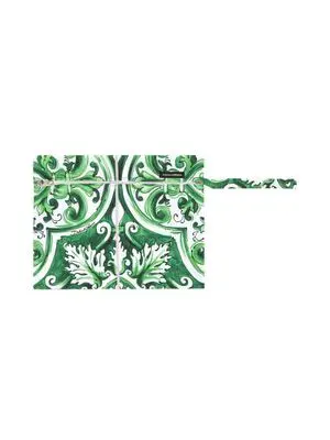 Dolce & Gabbana Majolica-print Drawstring Swim Shorts