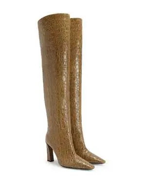 GIUSEPPE ZANOTTI 45mm Janiee Plus Boots - Neutrals