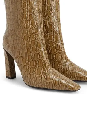 GIUSEPPE ZANOTTI 45mm Janiee Plus Boots - Neutrals