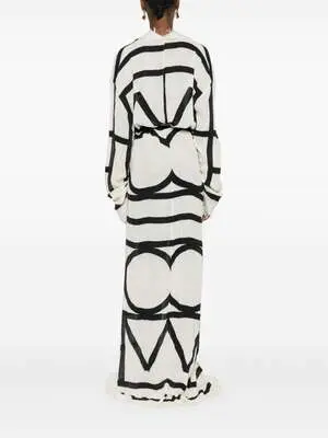 TOTEME Geometric-print Wrap Dress