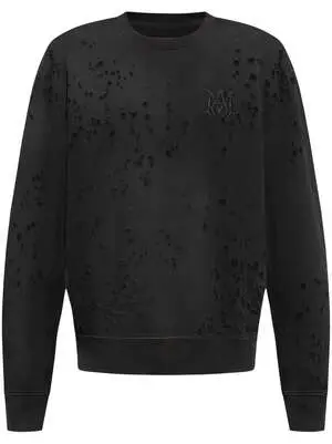 Amiri Logo-embroidered Cotton Sweatshirt
