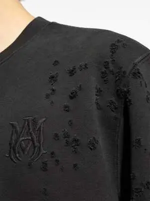 Amiri Logo-embroidered Cotton Sweatshirt