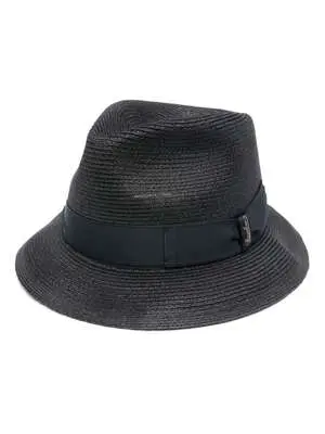 Borsalino Jules Hemp Fedora - Blue