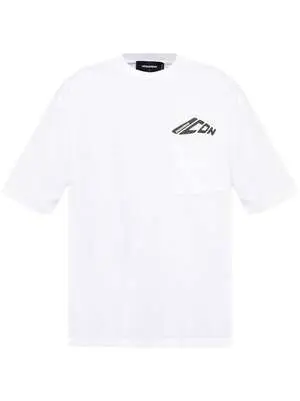 Dsquared2 Icon Crew-neck Cotton T-shirt - White