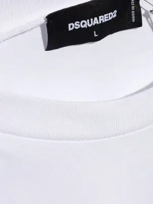 Dsquared2 Icon Crew-neck Cotton T-shirt - White