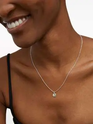 Monica Vinader August Birthstone Peridot Pendant Necklace - Silver