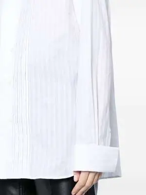 Loewe Striped Cotton Shirt - White