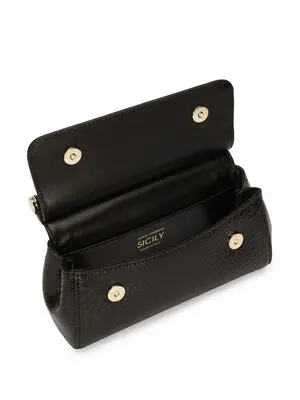 Dolce & Gabbana Small Sicily Handbag - Black