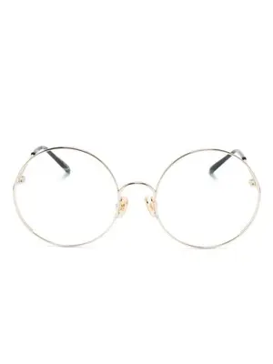 Chloé 01670 Round-frame Glasses - Gold