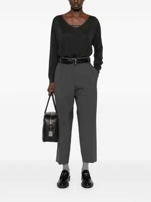 Brunello Cucinelli Pleated Trousers - Grey