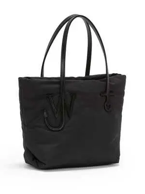 JW Anderson Small Puffy Anchor Tote Bag - Black