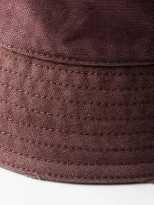 Prada Embroidered Bucket Hat - Red