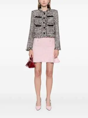 SELF-PORTRAIT Knitted Mini Skirt