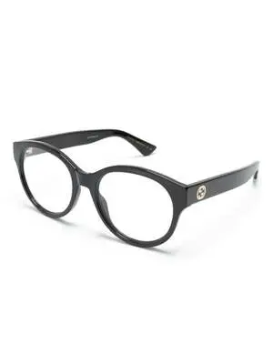 Gucci Interlocking G Round-frame Glasses