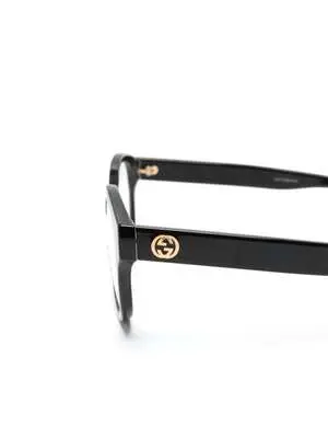 Gucci Interlocking G Round-frame Glasses