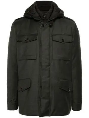 MOORER Isac Padded Jacket - Green