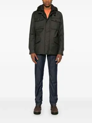 MOORER Isac Padded Jacket - Green