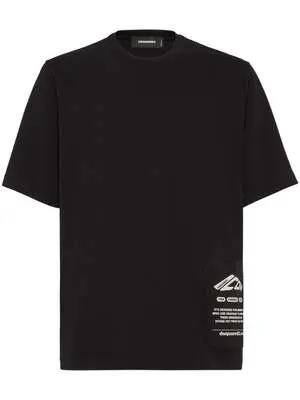 Dsquared2 Icon Graphic-print Cotton T-shirt - Black