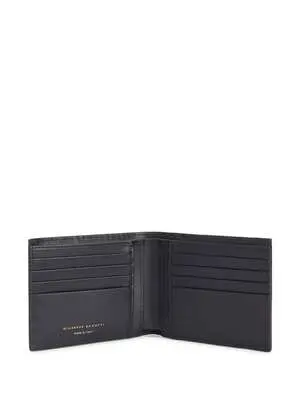 GIUSEPPE ZANOTTI Albert 2.0 Crocodile-print Leather Bi-fold Wallet - Black